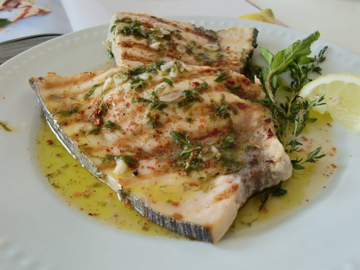 Recette Empereur à la sauce verte - Emperador con salsa verde